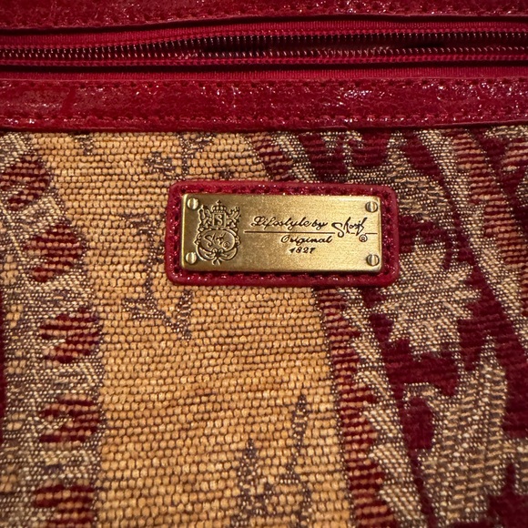 Sharif | Bags | Vintage Original Sharif Tapestry Bag In Burgundy | Poshmark